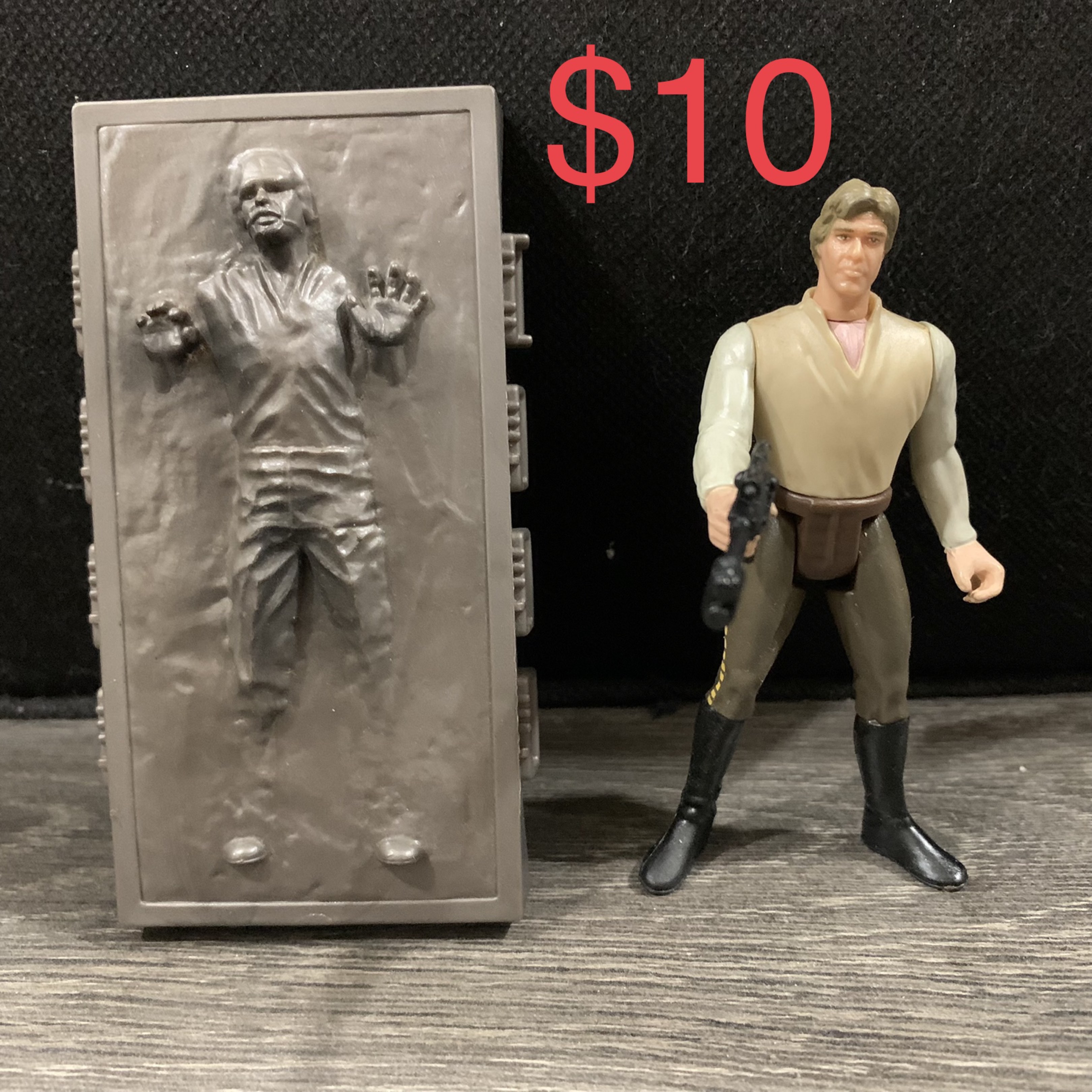 Star Wars 3.75 Inch Power of the Force Return of the Jedi Han Solo with ...