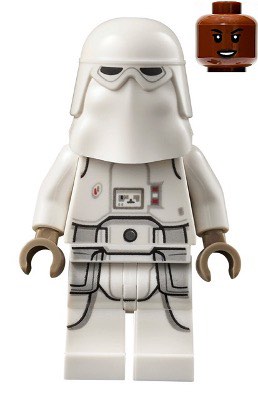 SW1180 LEGO Star Wars Snowtrooper - Female, Printed Legs, Dark Tan ...