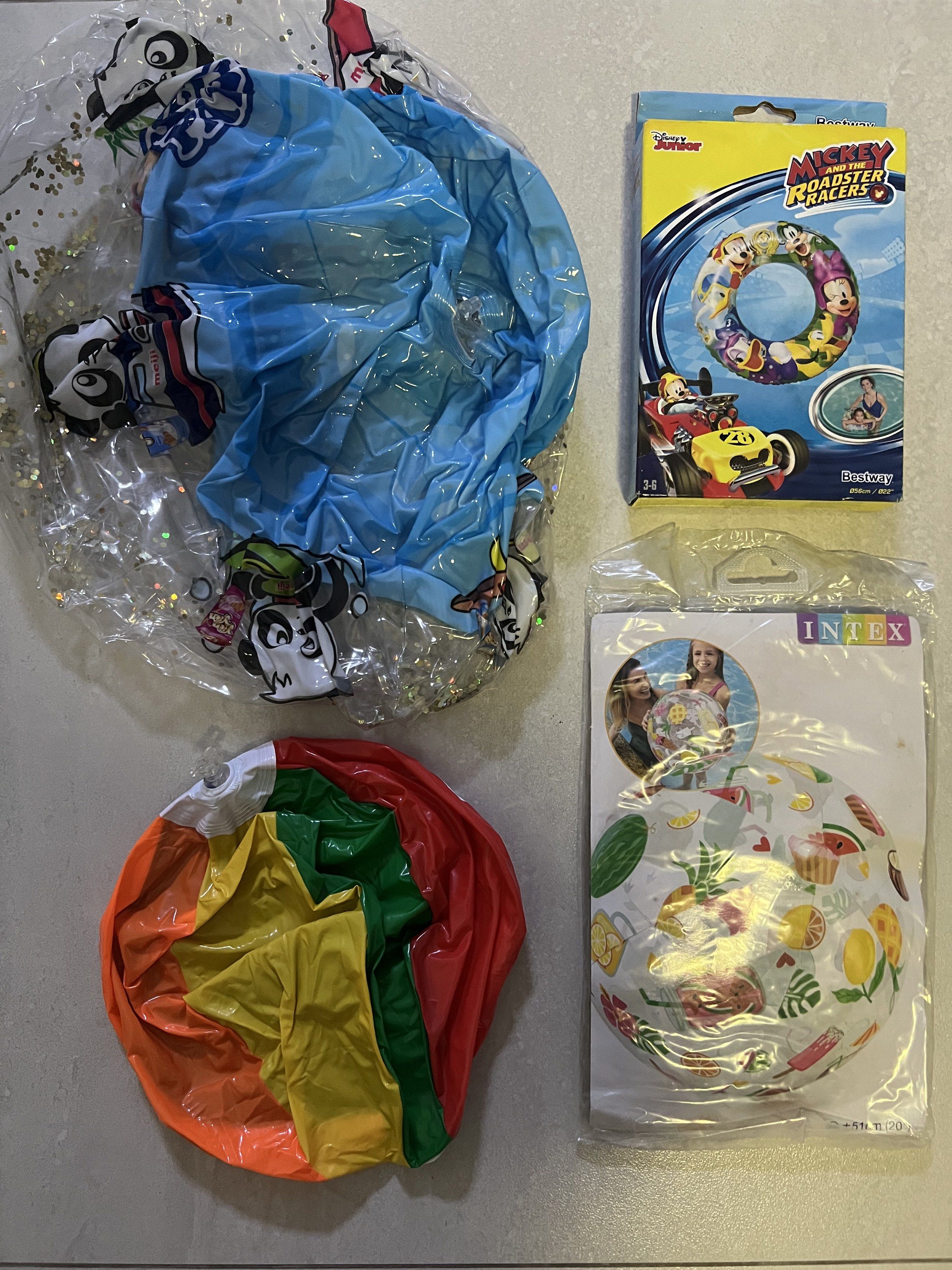 FREE Floats Inflatable balls Swim diapers Swimming cap Sun glasses T ...