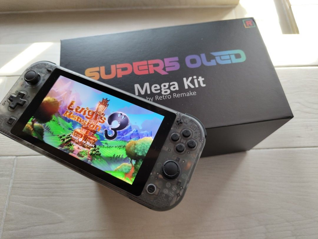 Switch Lite with OLED screen (Super5 OLED Touch HDMI), Video Gaming ...