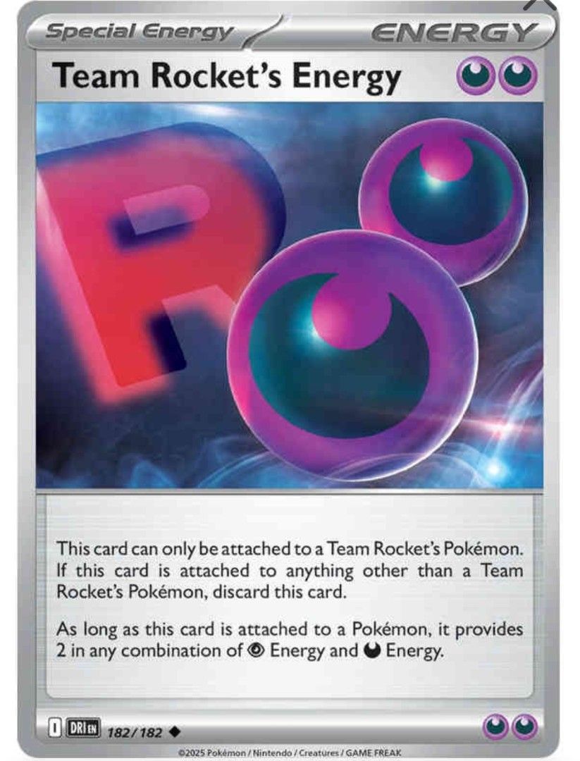 Team Rocket's Energy - Pokemon TCG Card, Hobbies & Toys, Toys & Games ...