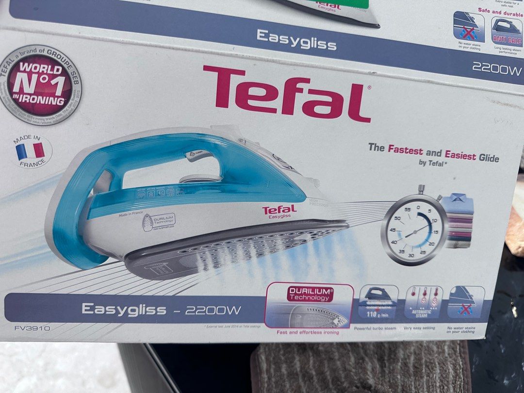 Tefal Easygliss 2200W Iron, TV & Home Appliances, Irons & Steamers on ...
