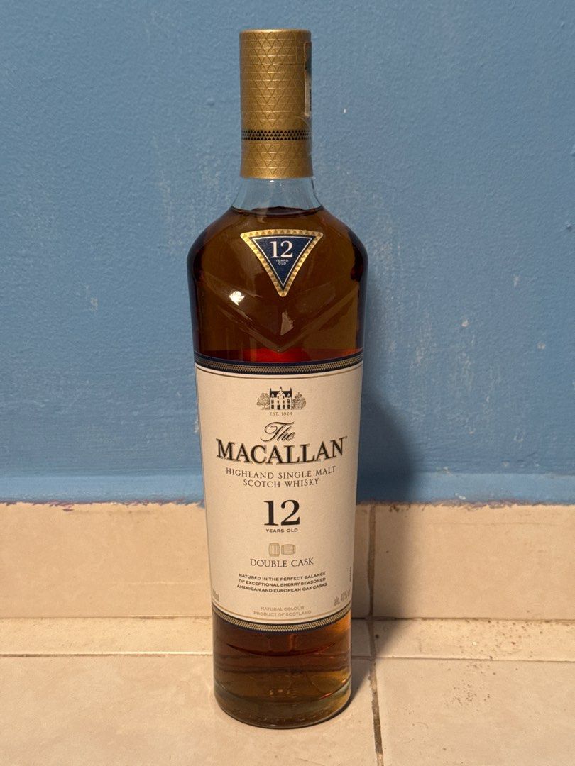 The Macallan 12 Years Old Double Cask Highland Single Malt Scotch ...