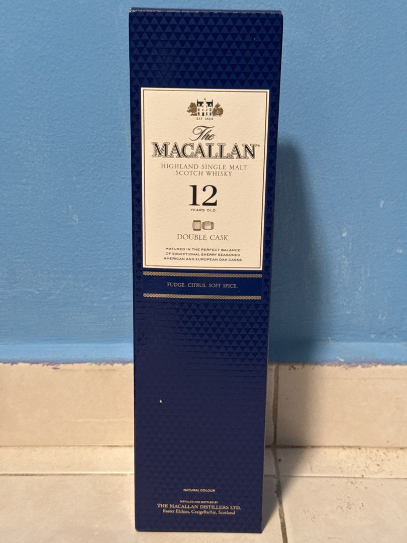 The Macallan 12 Years Old Double Cask Highland Single Malt Scotch Whisky ABV 40% Vol 70cl ...