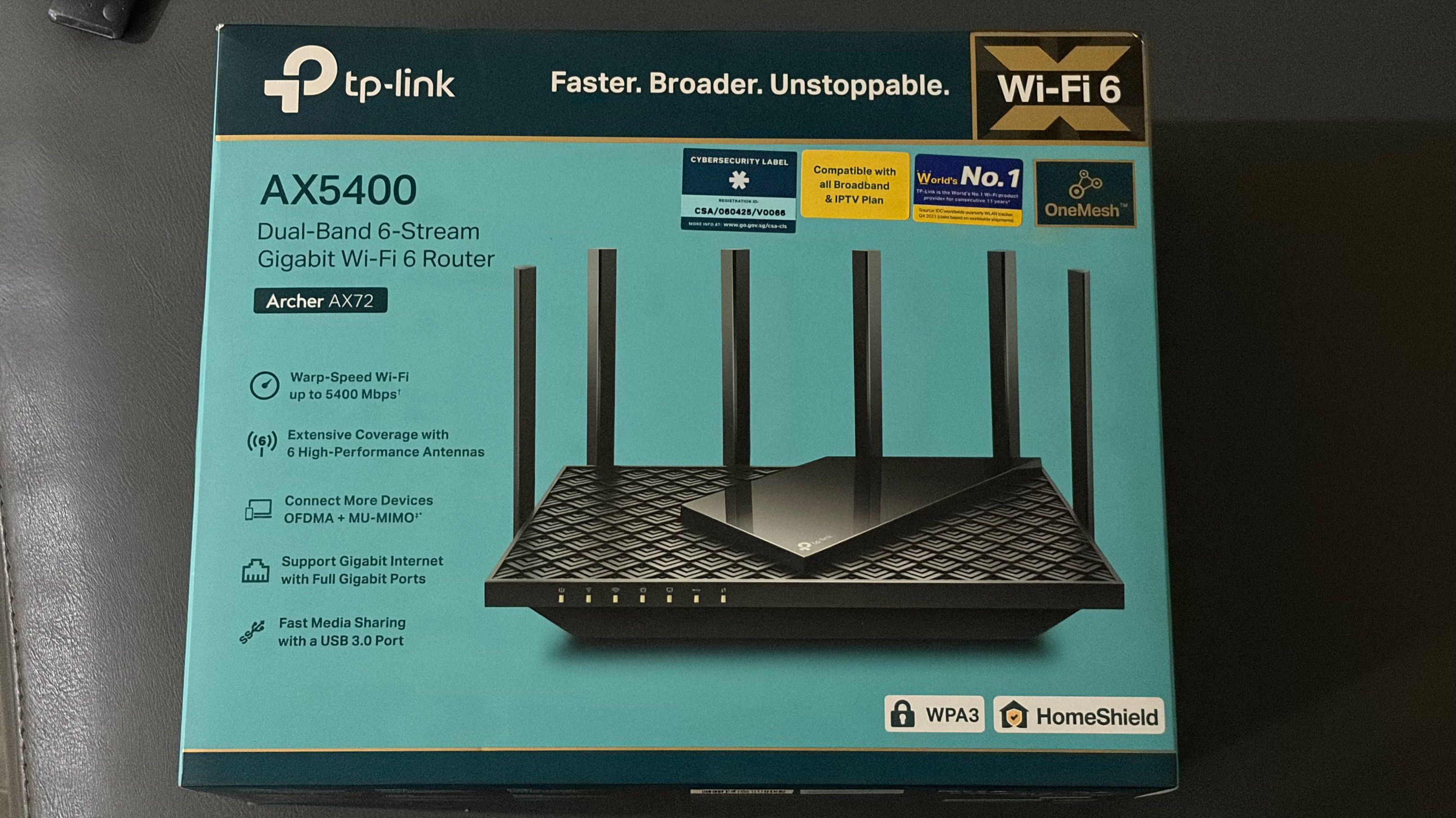 TP-Link AX5400 Dual-Band Wi-Fi 6 Router, Computers & Tech, Parts & Accessories, Networking on ...