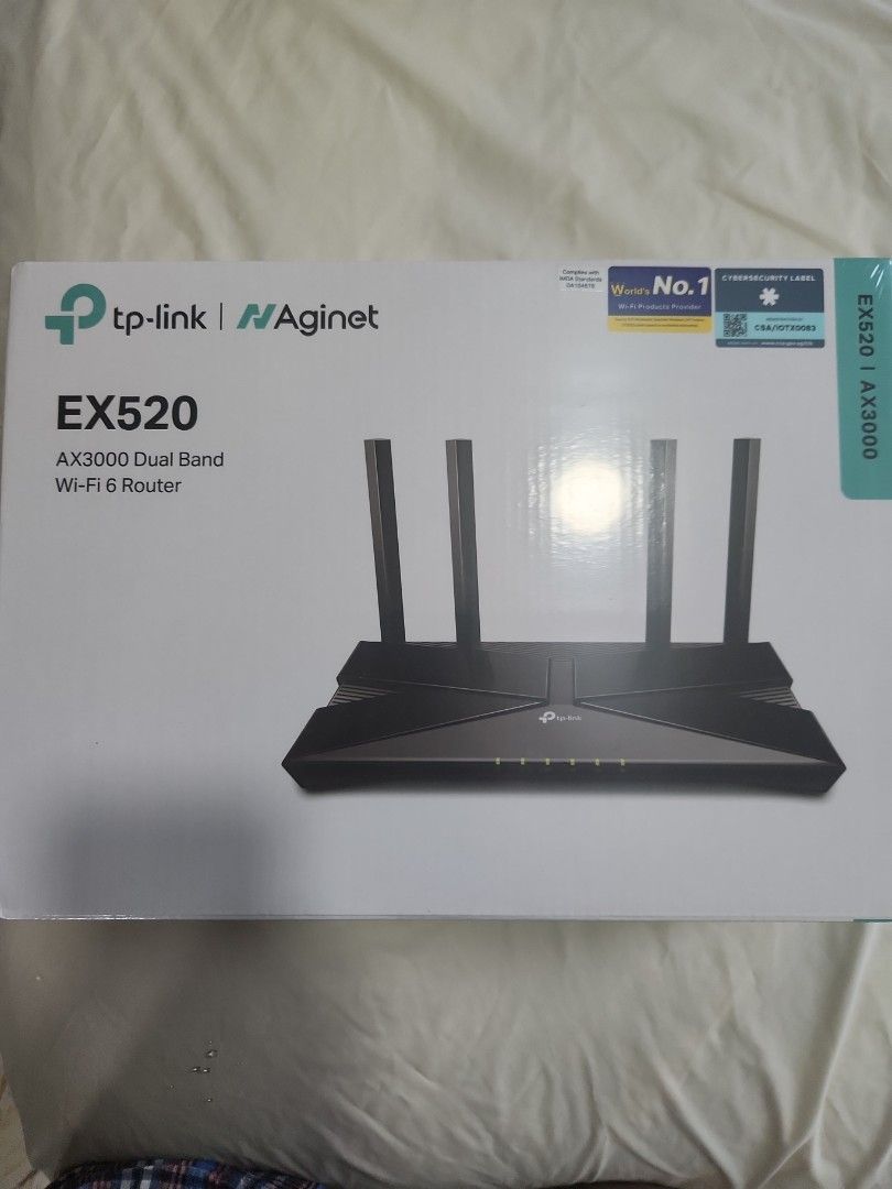 TP-Link EX520 AX3000 Dual Band Wi-Fi 6 Router, Computers & Tech, Parts ...