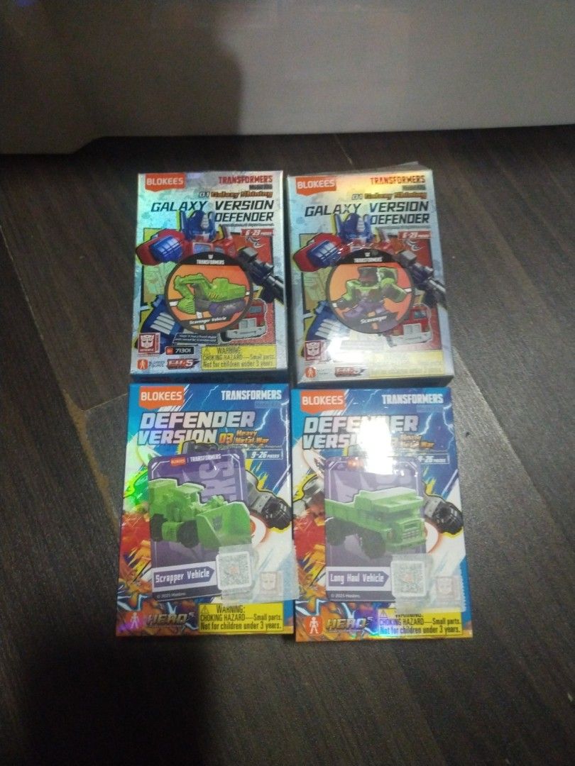 Transformers Galaxy Version Defender Green Vehicles Blokees, Hobbies ...
