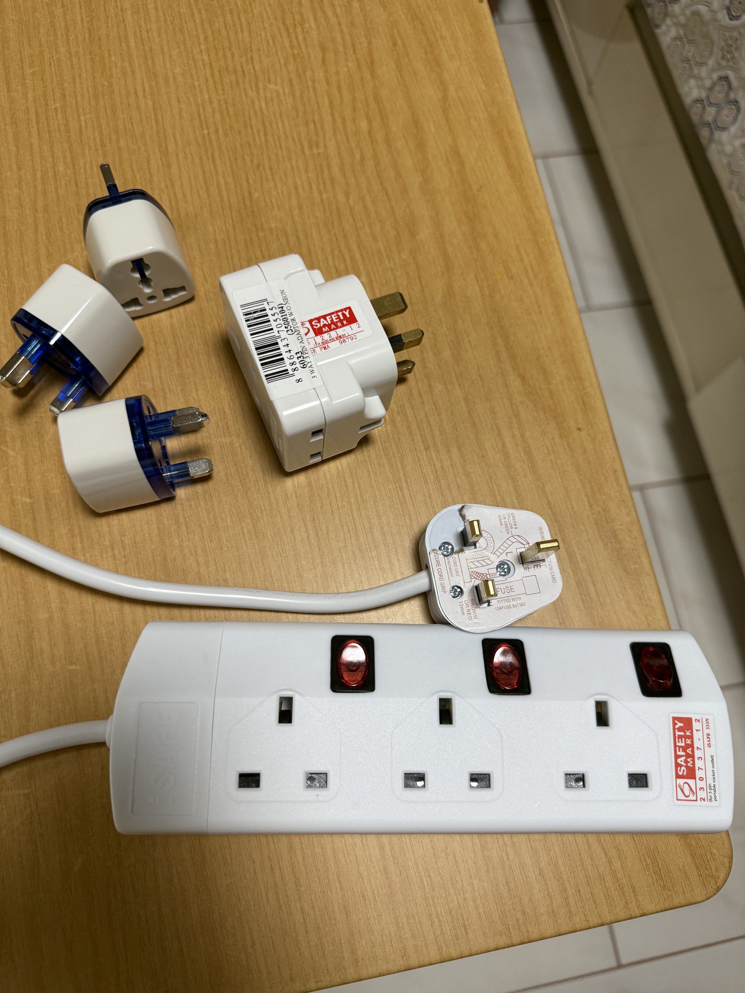 Universal Travel Adapter Set with Extension, TV & Home Appliances, Electrical, Adaptors ...