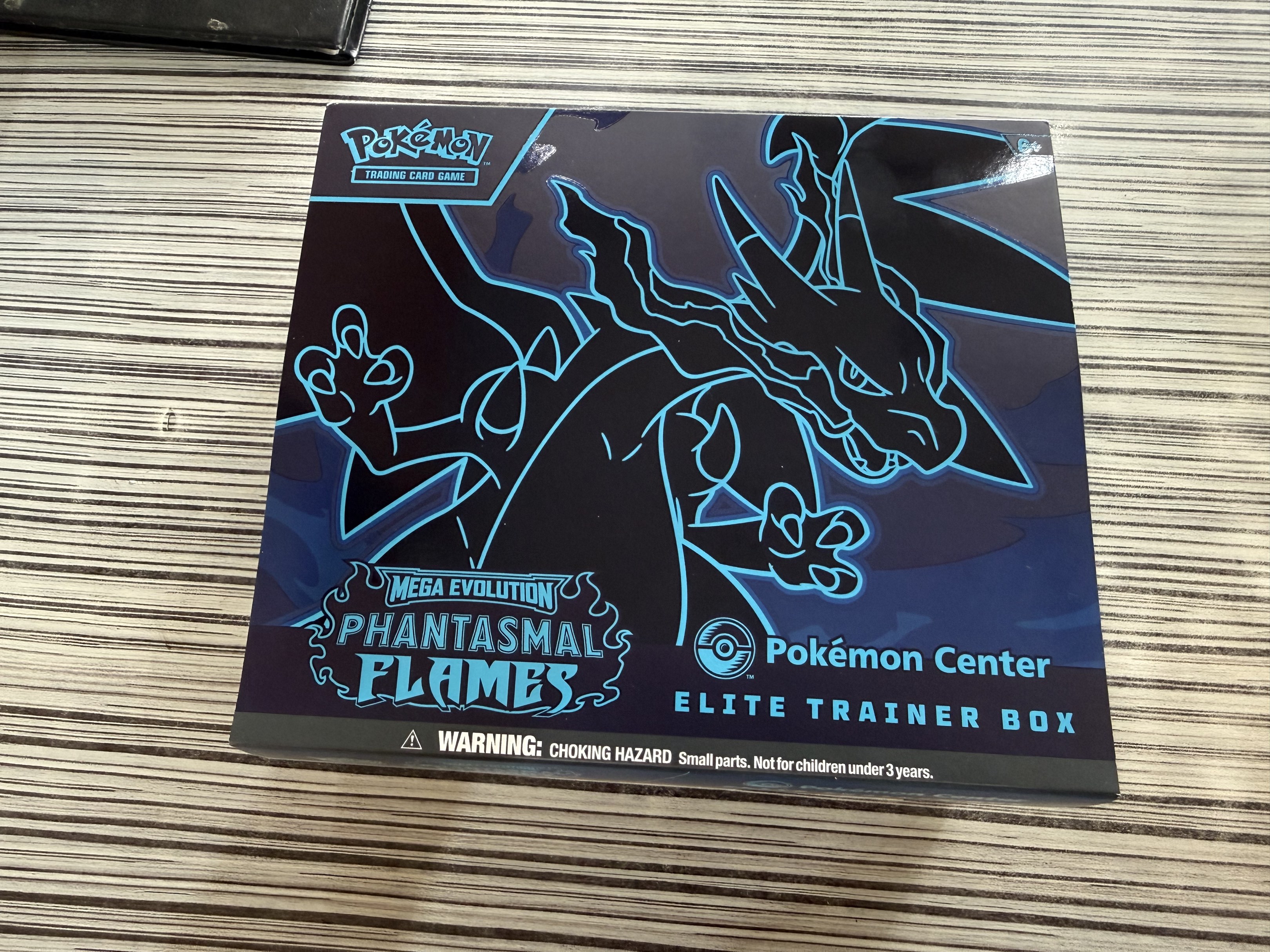 Unshrinked Pokemon Center Elite Trainer Box - Phantasmal Flames ...