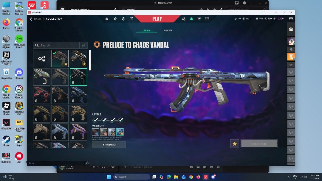 Valorant Recon Phantom & Prelude to Chaos Vandal Skins, Video Gaming ...