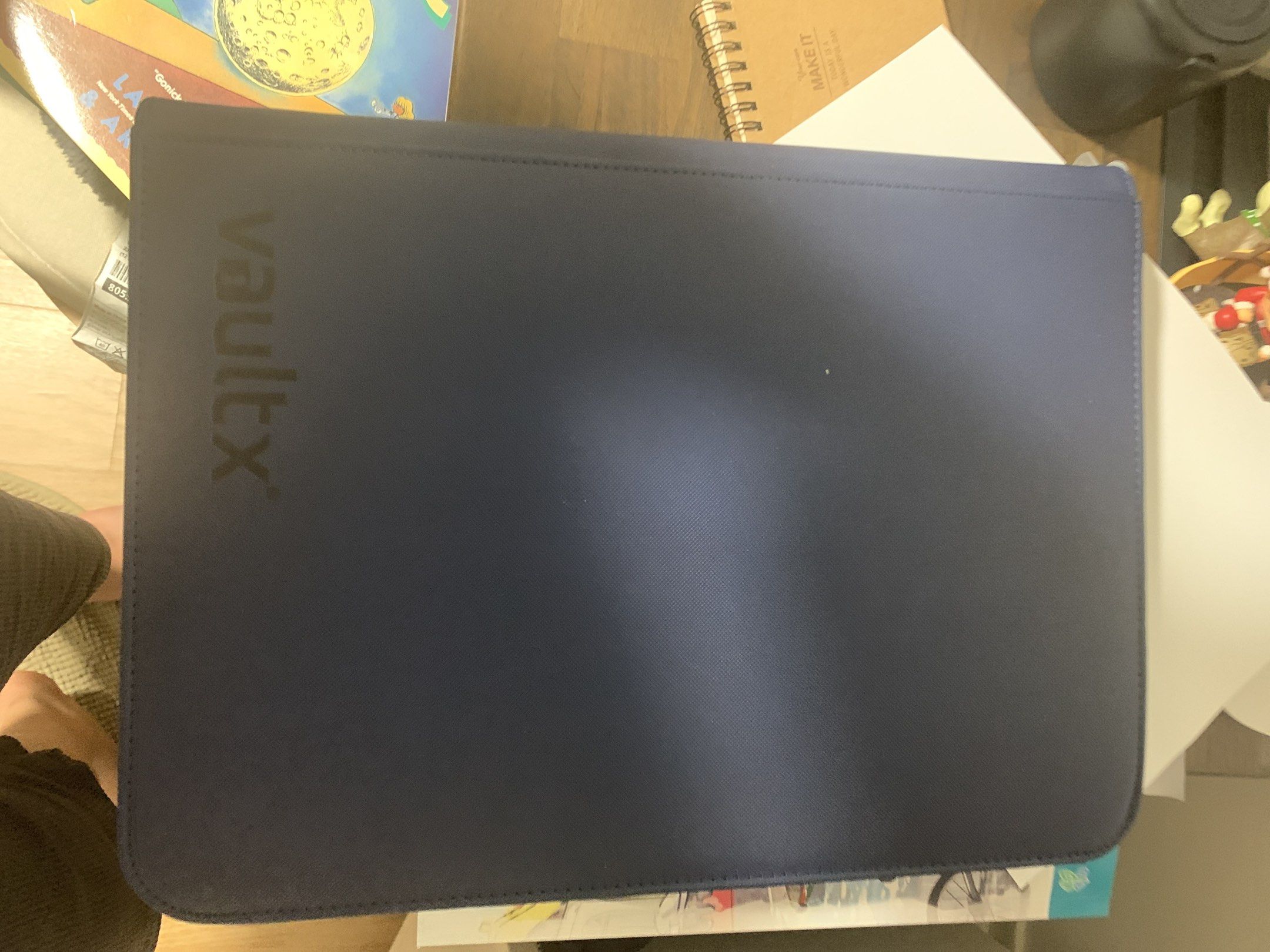 Vault X Card Binder - Blue, Hobbies & Toys, Toys & Games on Carousell