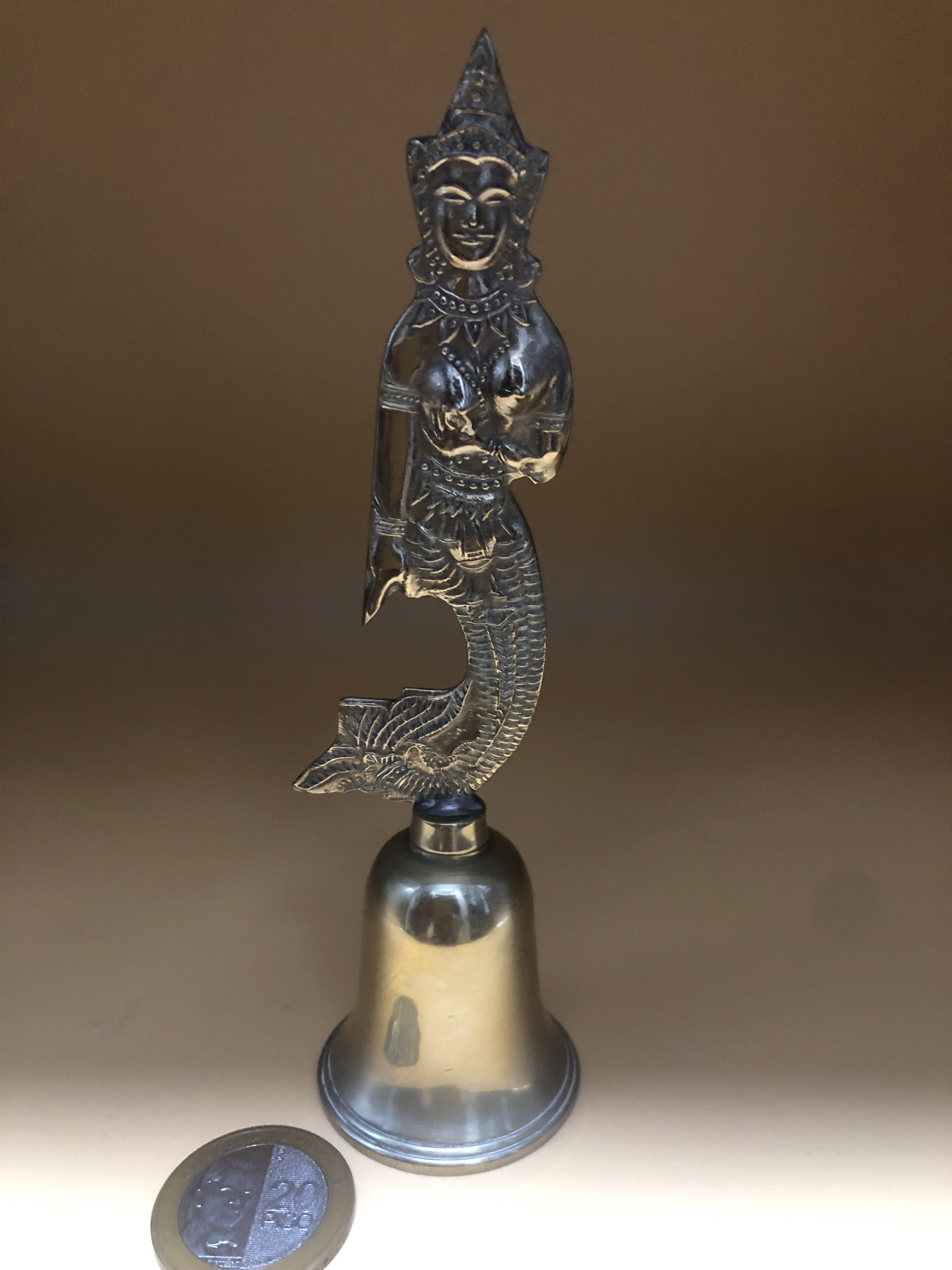 Vintage Brass Mermaid Bell, Hobbies & Toys, Memorabilia & Collectibles ...