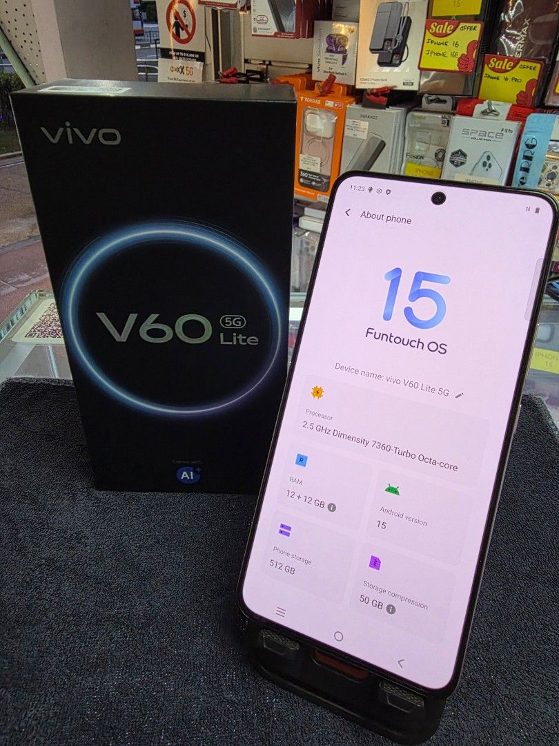 Vivo VIVO V60 LITE Pink 512GB, Mobile Phones & Gadgets, Mobile Phones ...