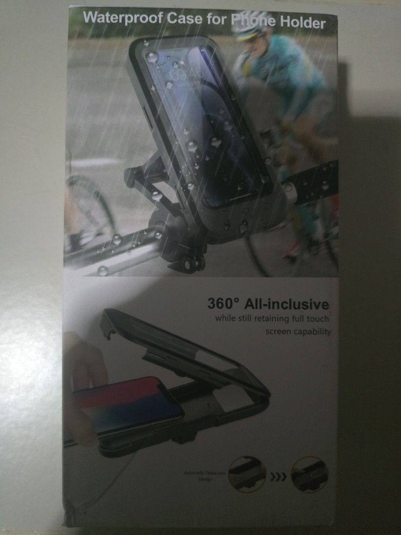 Waterproof Phone Holder for Bicycle, Sports Equipment, Bicycles & Parts ...