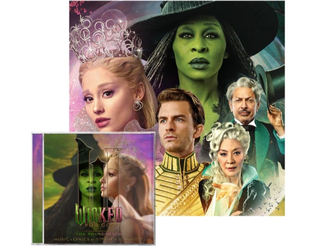 Wicked For Good Exclusive OST CD, Hobbies & Toys, Music & Media, CDs ...