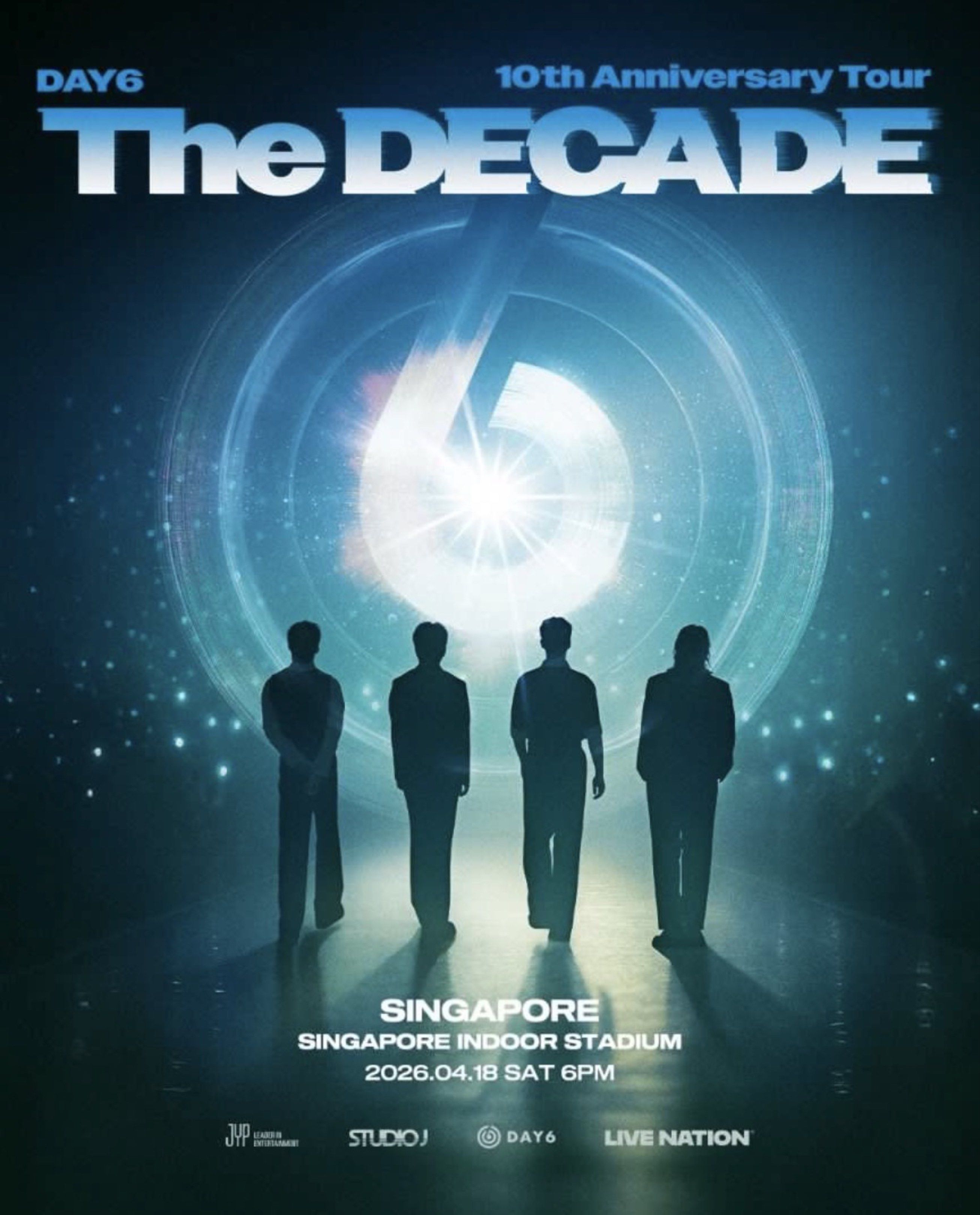 WTS CAT 2 DAY6 The Decade 10th Anniversary Tour Singapore Ticket ...