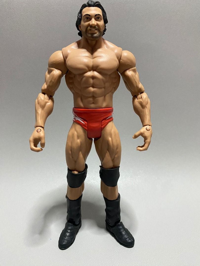 WWE Mattel Ex New Nexus Member Mason Ryan Figure Long Hair Red Trunks ...