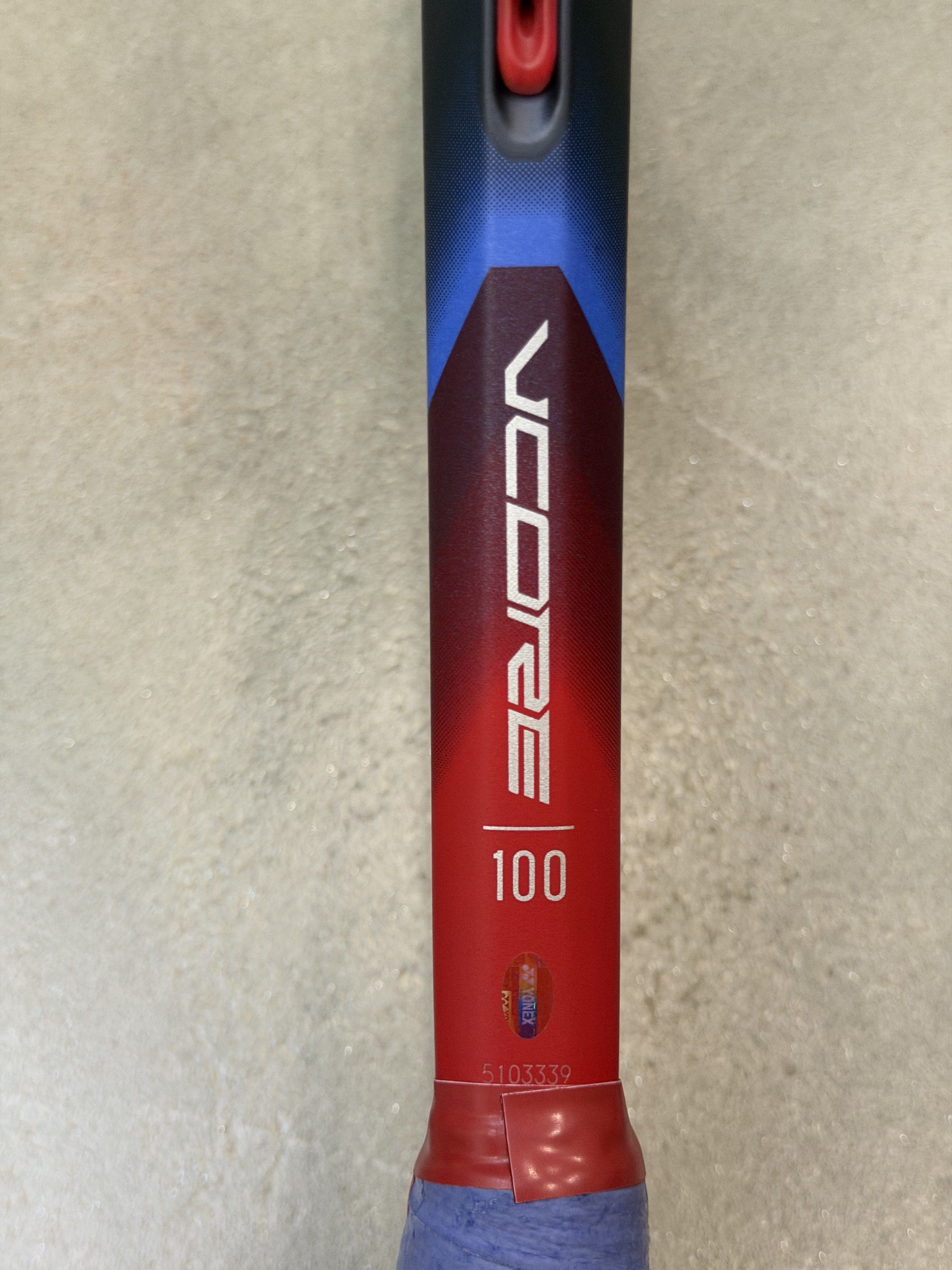 Yonex VCORE 100 Tennis Racket L3, Sports Equipment, Sports & Games ...