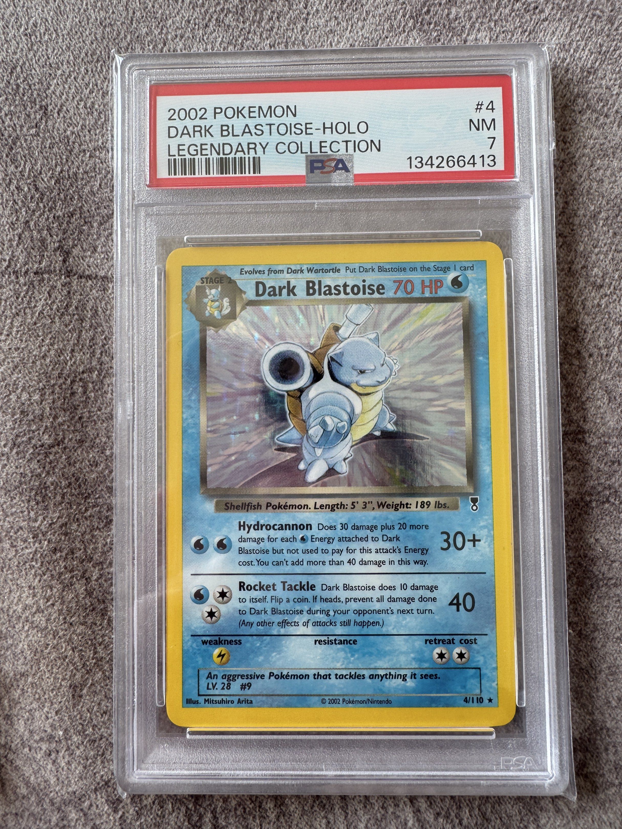 2002 Pokemon Dark Blastoise Holo Legendary Collection PSA 7 Graded by ...
