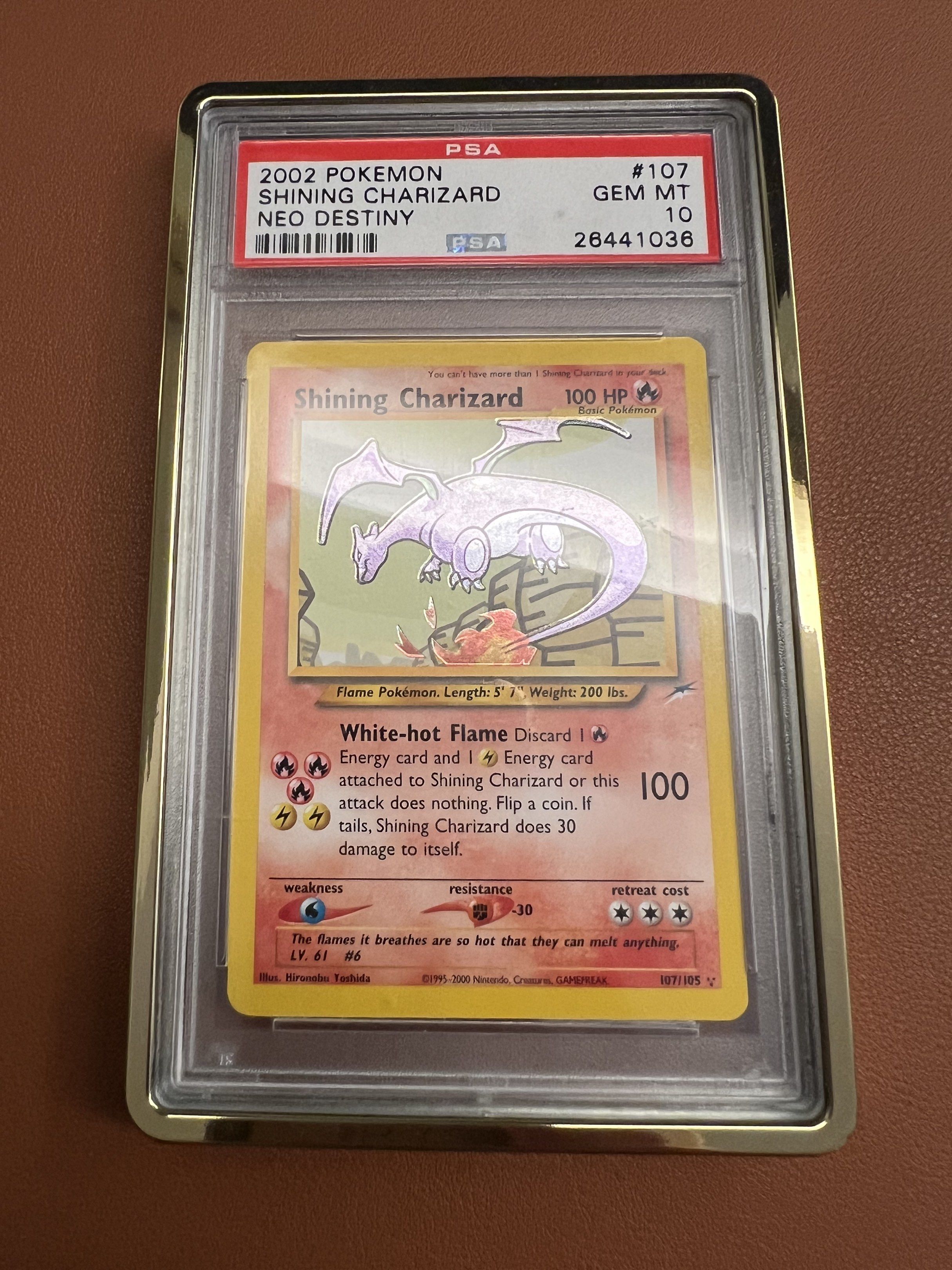 2002 Pokemon Shining Charizard Neo Destiny PSA 10, Hobbies & Toys, Toys ...