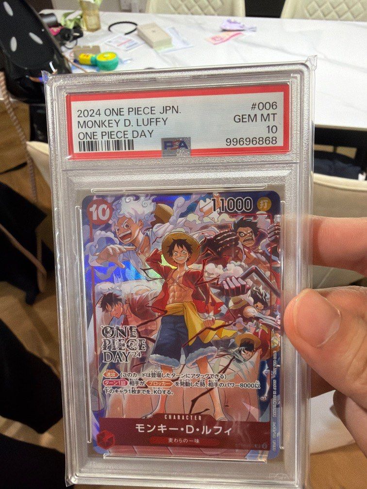 2024 One Piece Monkey D. Luffy PSA 10 Gem Mint, Hobbies & Toys, Toys ...