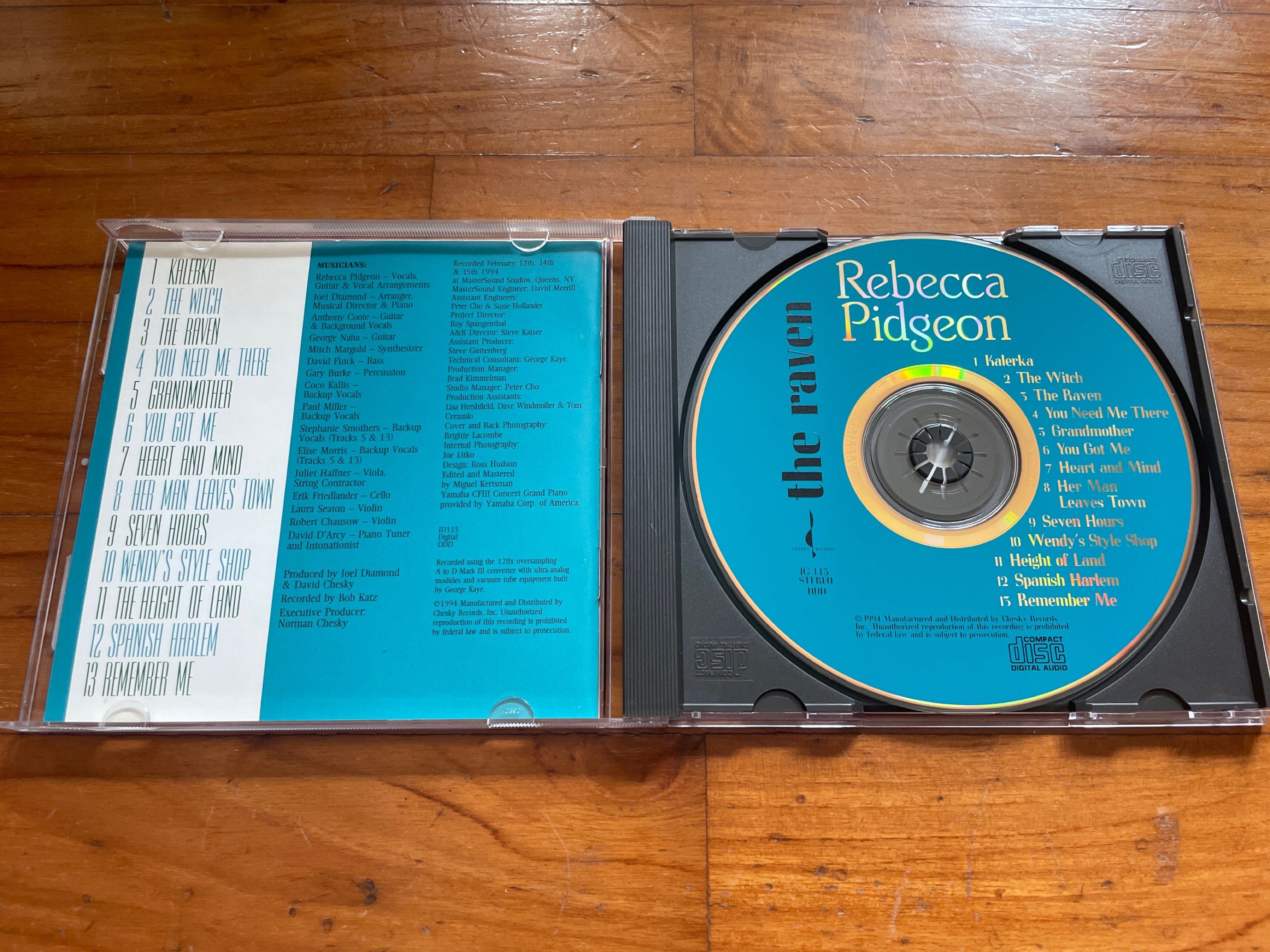 (24K Gold) Audiophile Rebecca Pidgeon The Raven CD, Hobbies & Toys ...