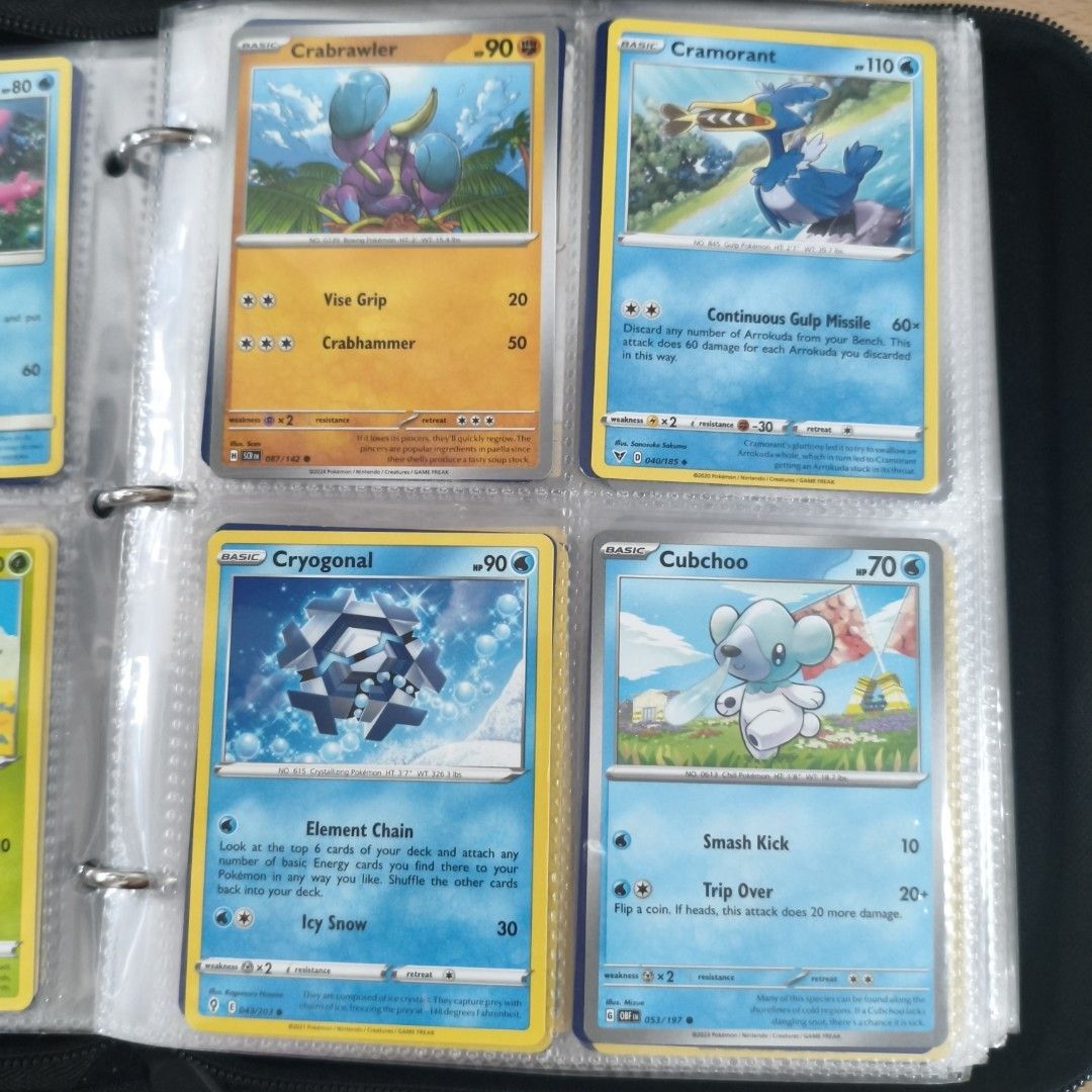 30¢ Pokemon Cards - Crabrawler, Cramorant, Cryogonal, Cubchoo, Hobbies ...