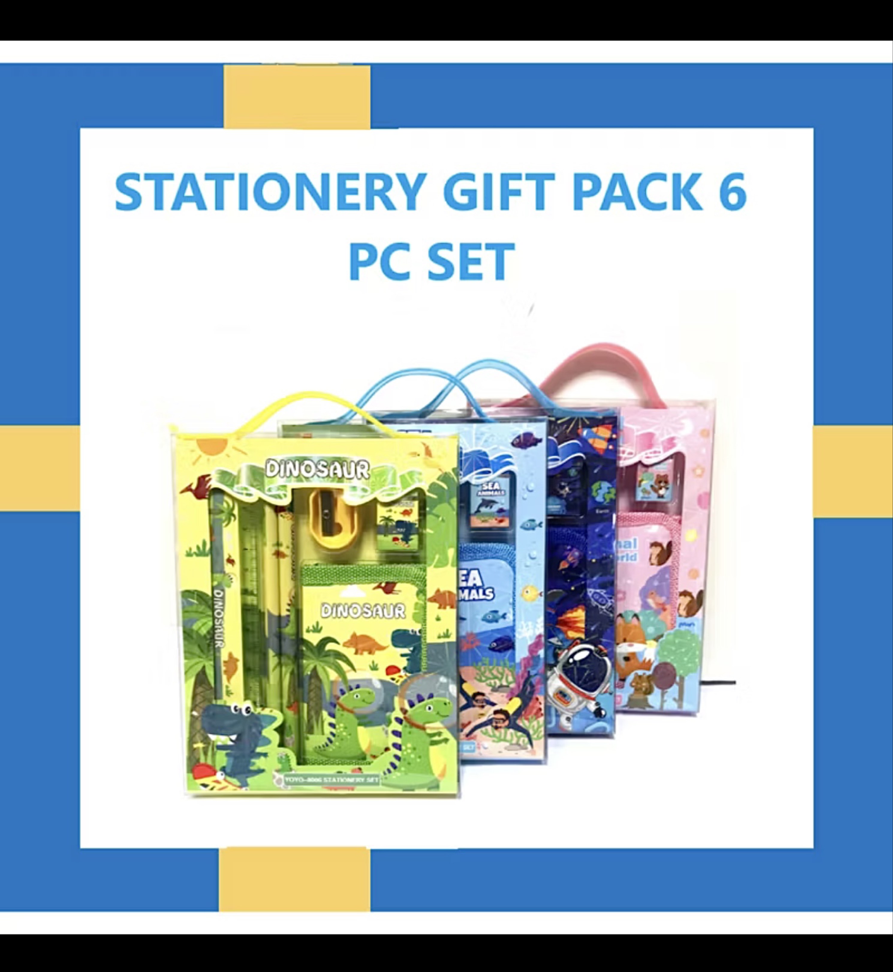 🎁6 pcs stationary set🎁Ideal for kids goodie bag, children day, birthday ...