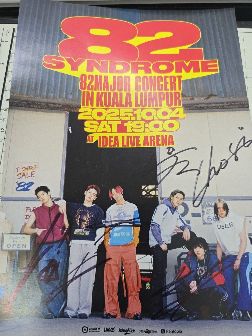 82 Syndrome Concert Poster - Kuala Lumpur 2025, Hobbies & Toys ...