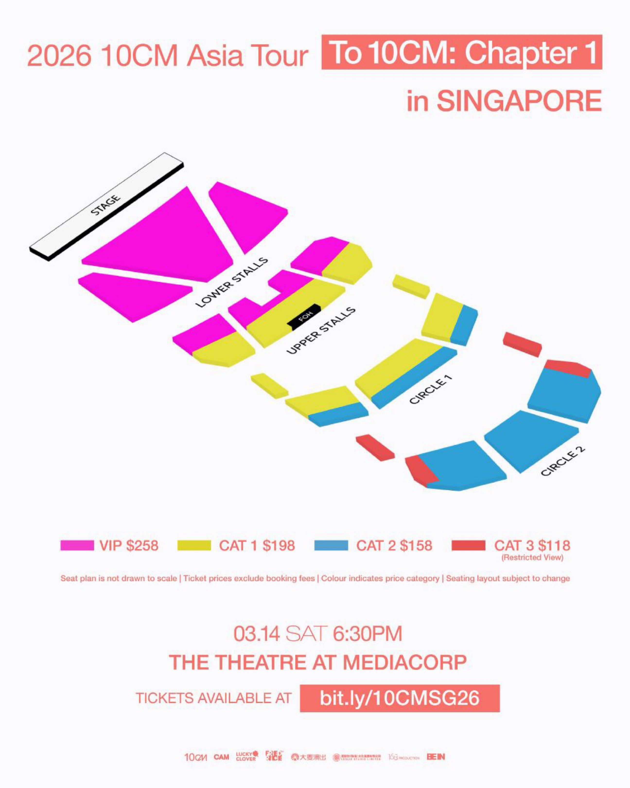 🇸🇬 2026 10CM Asia Tour in Singapore | VIP CAT 1 2 3, Hobbies & Toys ...
