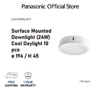 💯 Authentic Panasonic 24W 6500K cool daylight led downlight ...