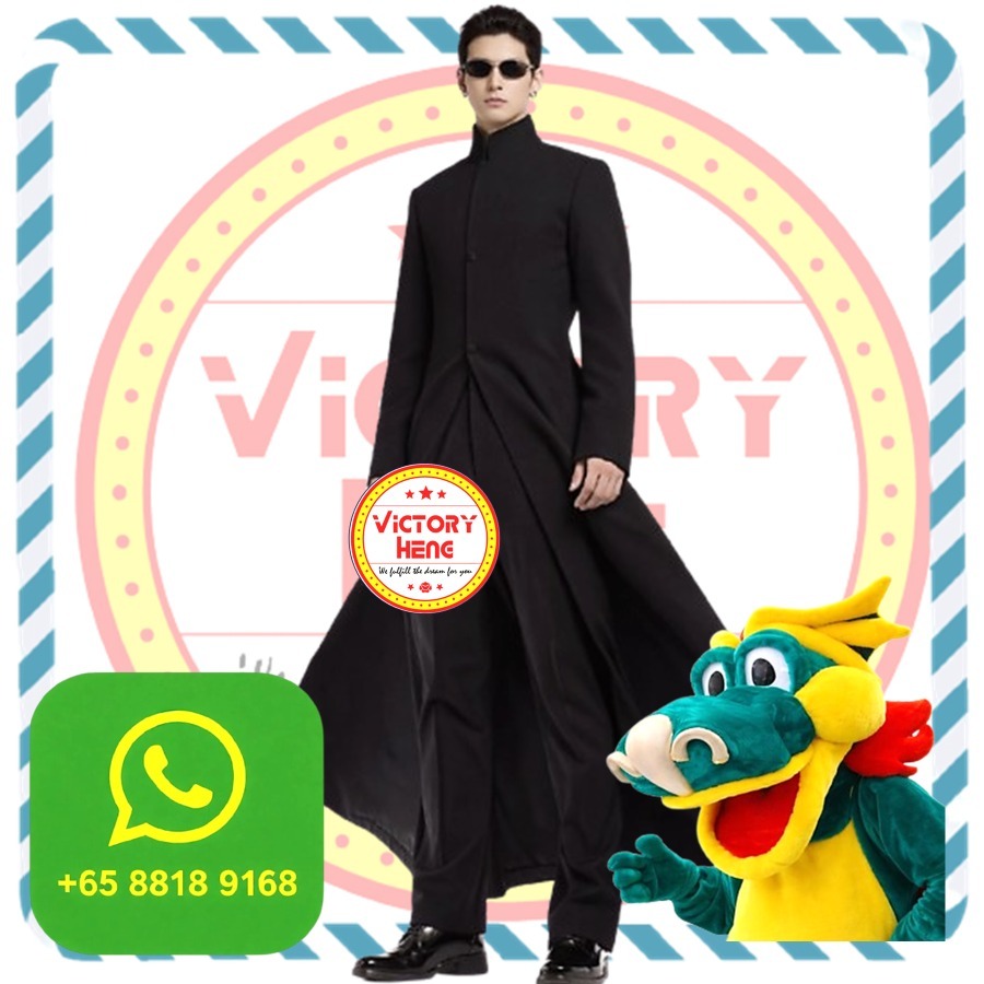 🕶️ Neo (The Matrix) 02 Costume, Hobbies & Toys, Occasions & Party ...