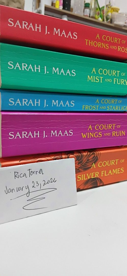 (ACOTAR 1- 5) A Court of Thorns and Roses Series by Sarah J. Maas ...