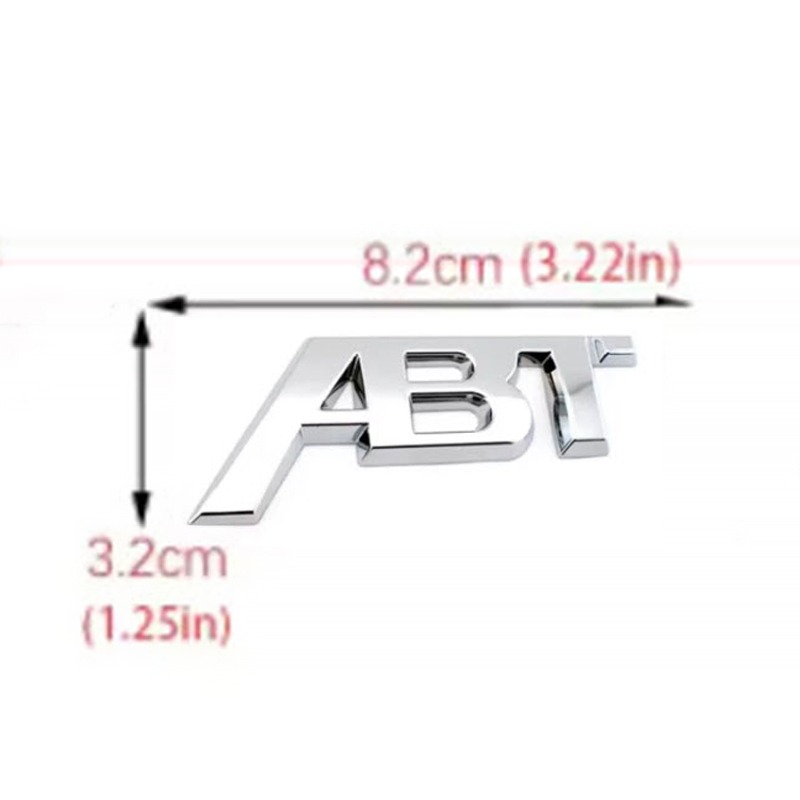 ABT Best Electroplating Chrome All Metal Grill Grille Emblem Badge ...