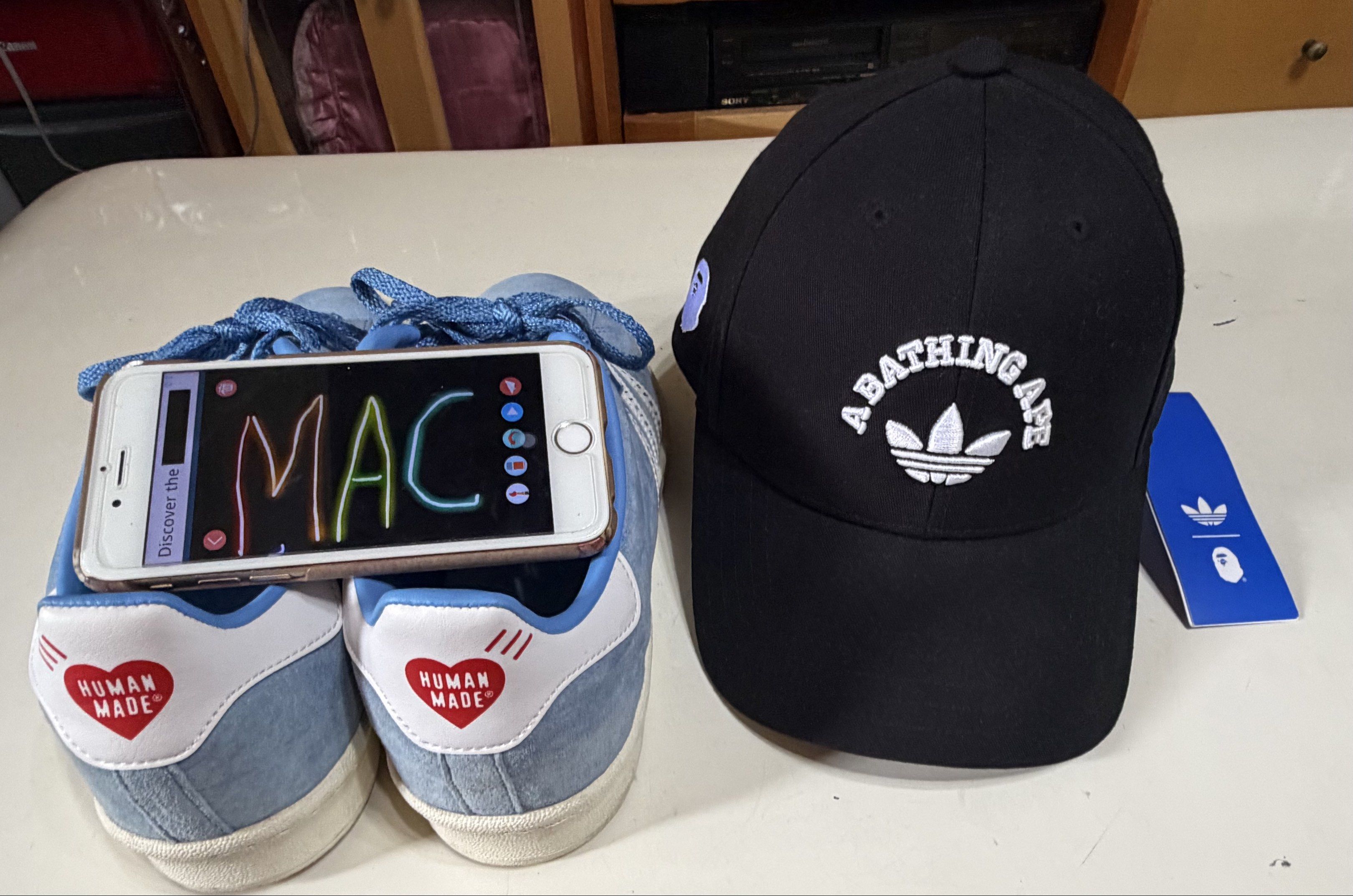 Adidas x BAPE Cap & Adidas Campus x Human Made, Men's Fashion, Watches ...