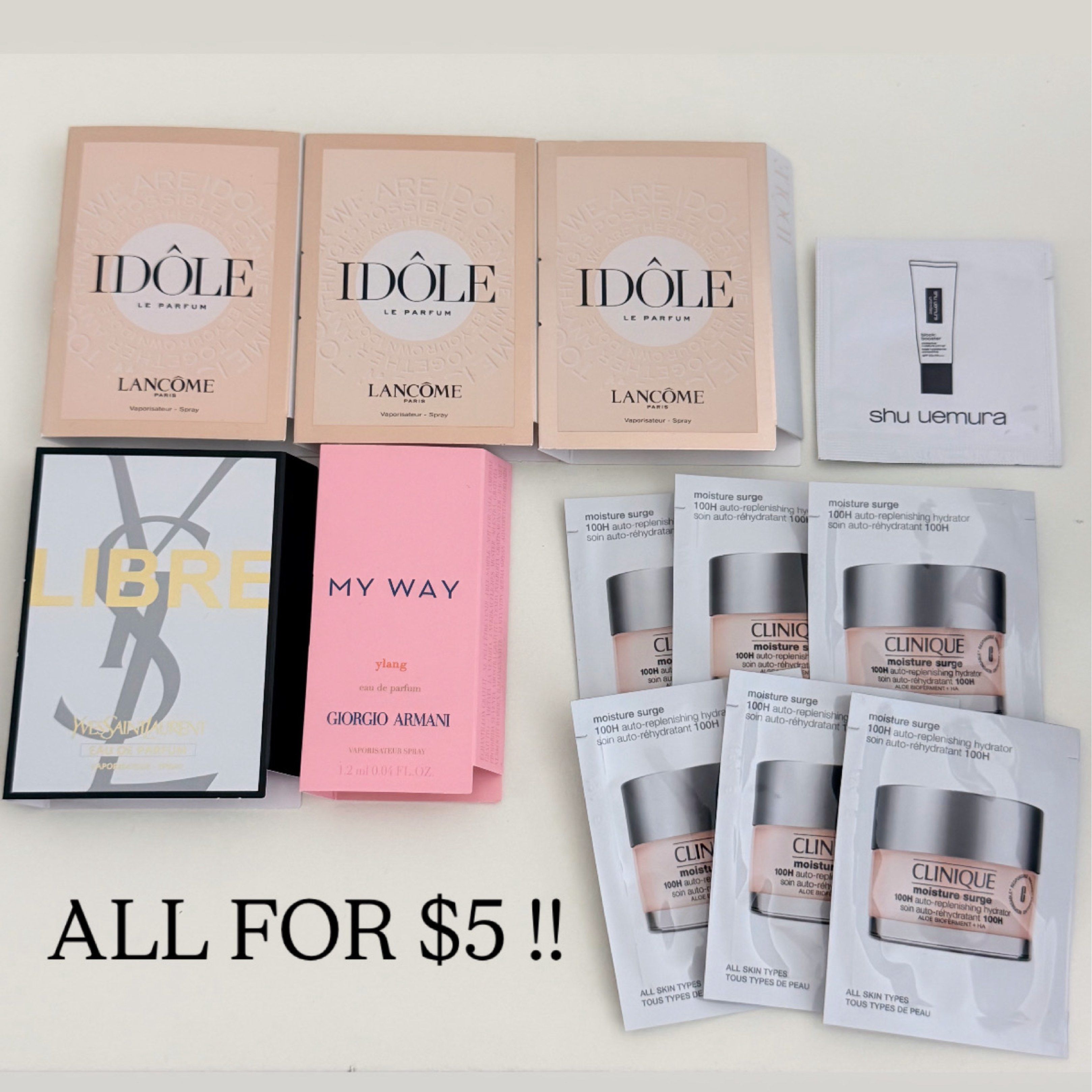 (ALL FOR $5) BN LANCÔME & ASSORTED SAMPLES, Beauty & Personal Care ...