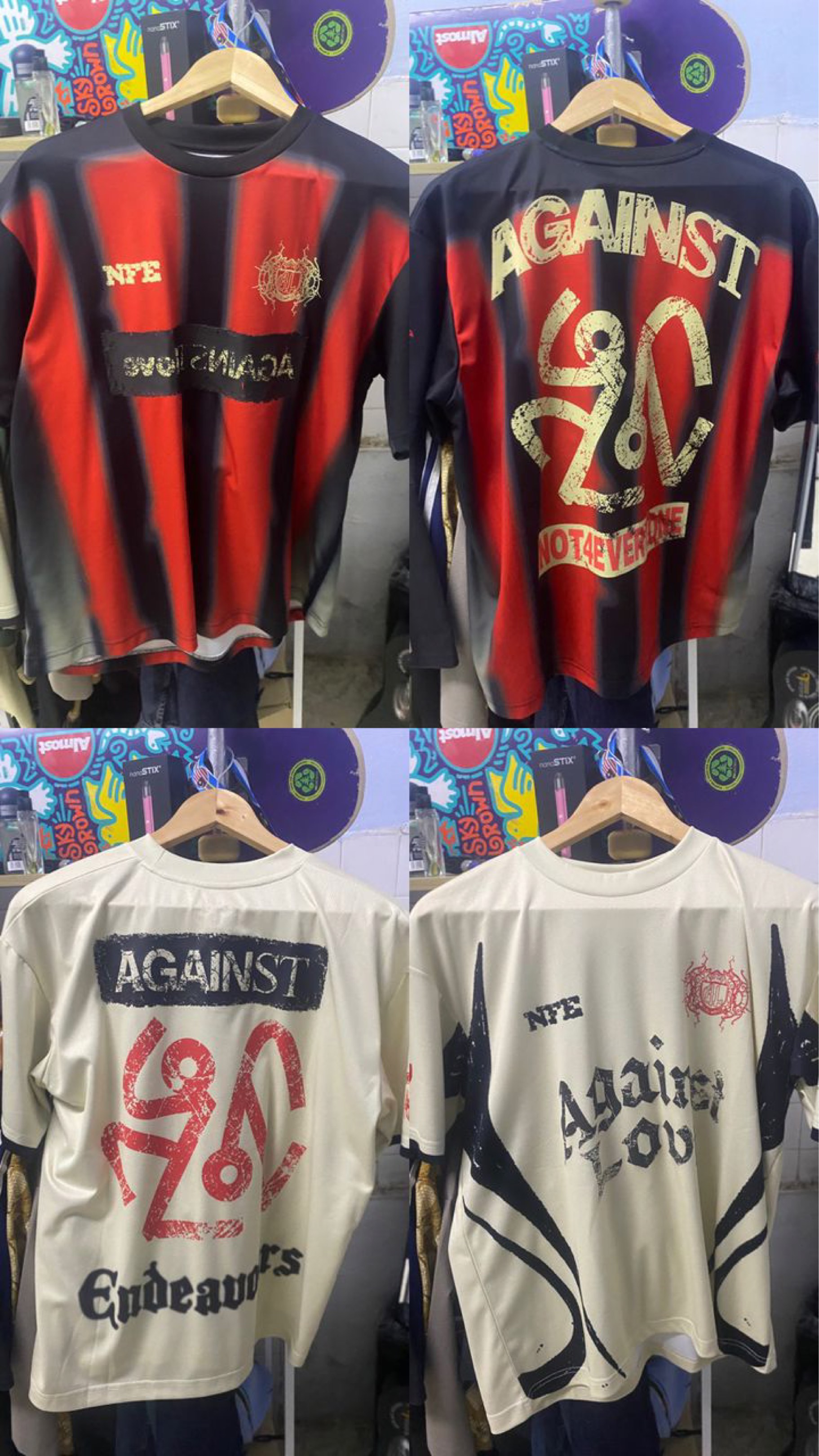 ALL LOVE X AGAINST LAB JERSEY COMBO, Men's Fashion, Activewear on Carousell