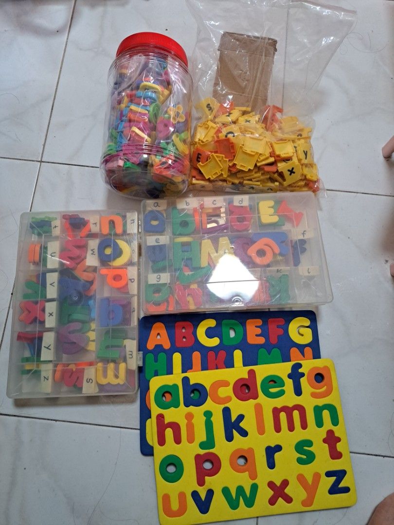 Alphabet and Number Learning Set, Hobbies & Toys, Toys & Games on Carousell