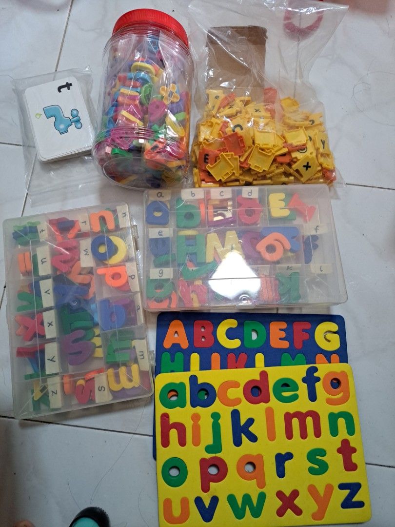 Alphabet and Number Learning Set, Hobbies & Toys, Toys & Games on Carousell