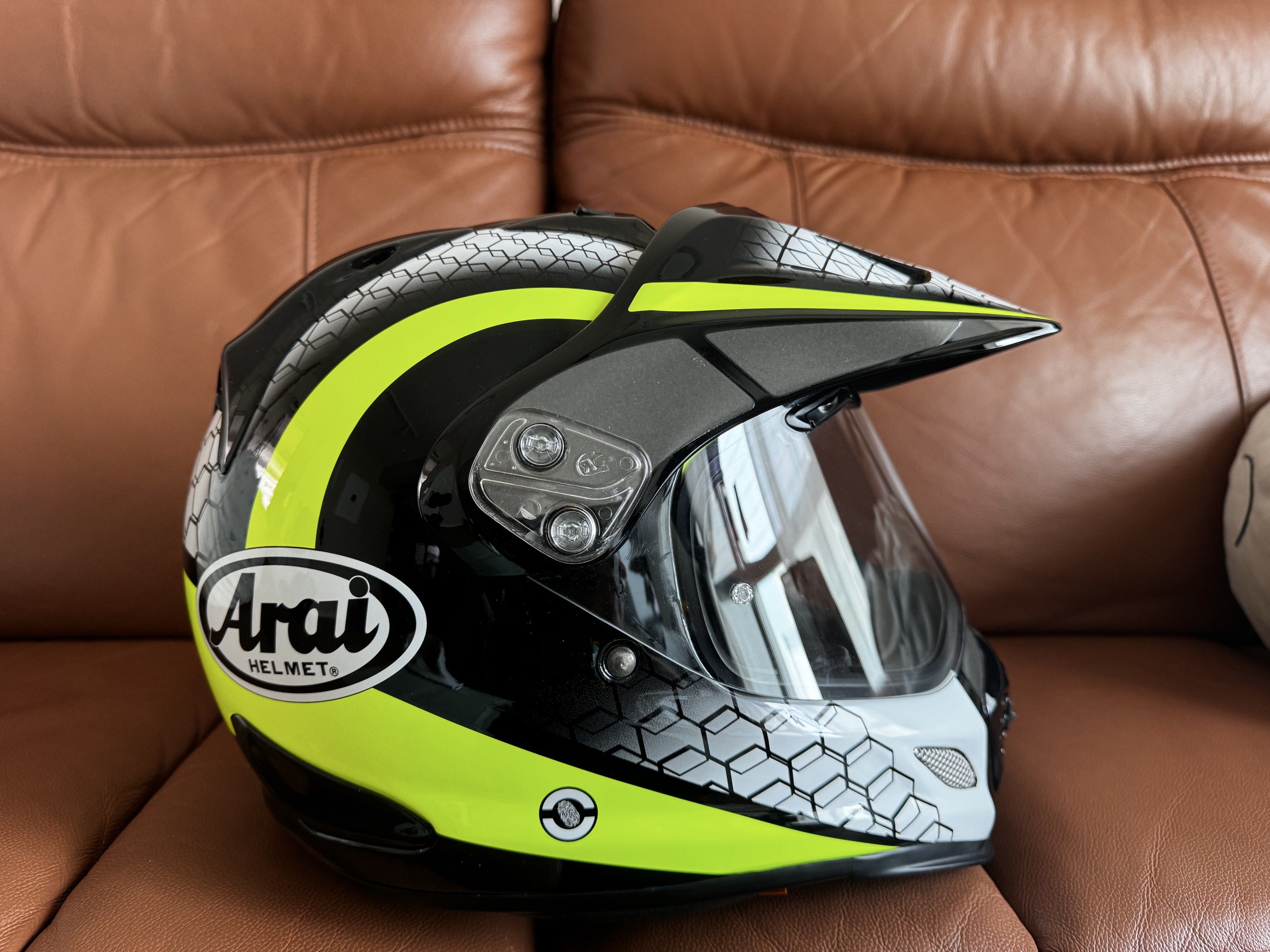 Arai Tour Cross 3, Motorcycles, Motorcycle Apparel on Carousell