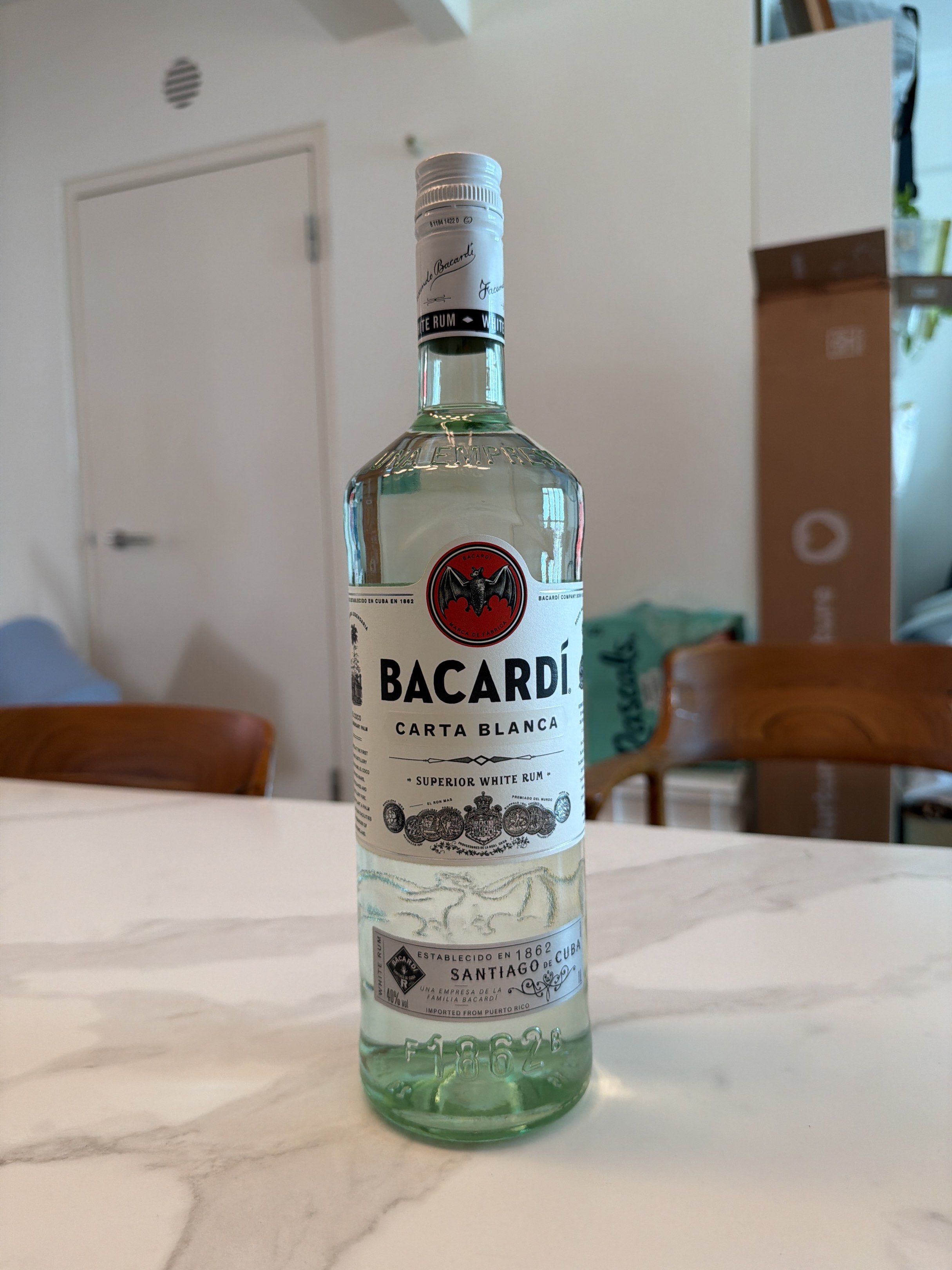 Bacardi Carta Blanca White Rum, Food & Drinks, Alcoholic Beverages on ...