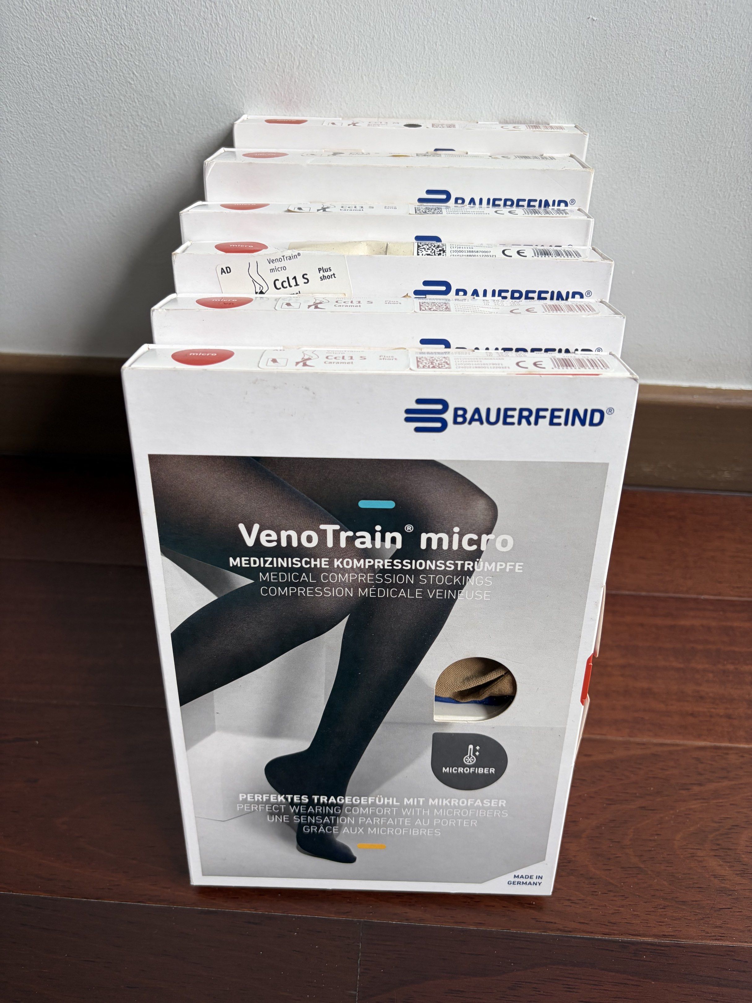 Bauerfeind VenoTrain micro Compression Stockings, Health & Nutrition ...