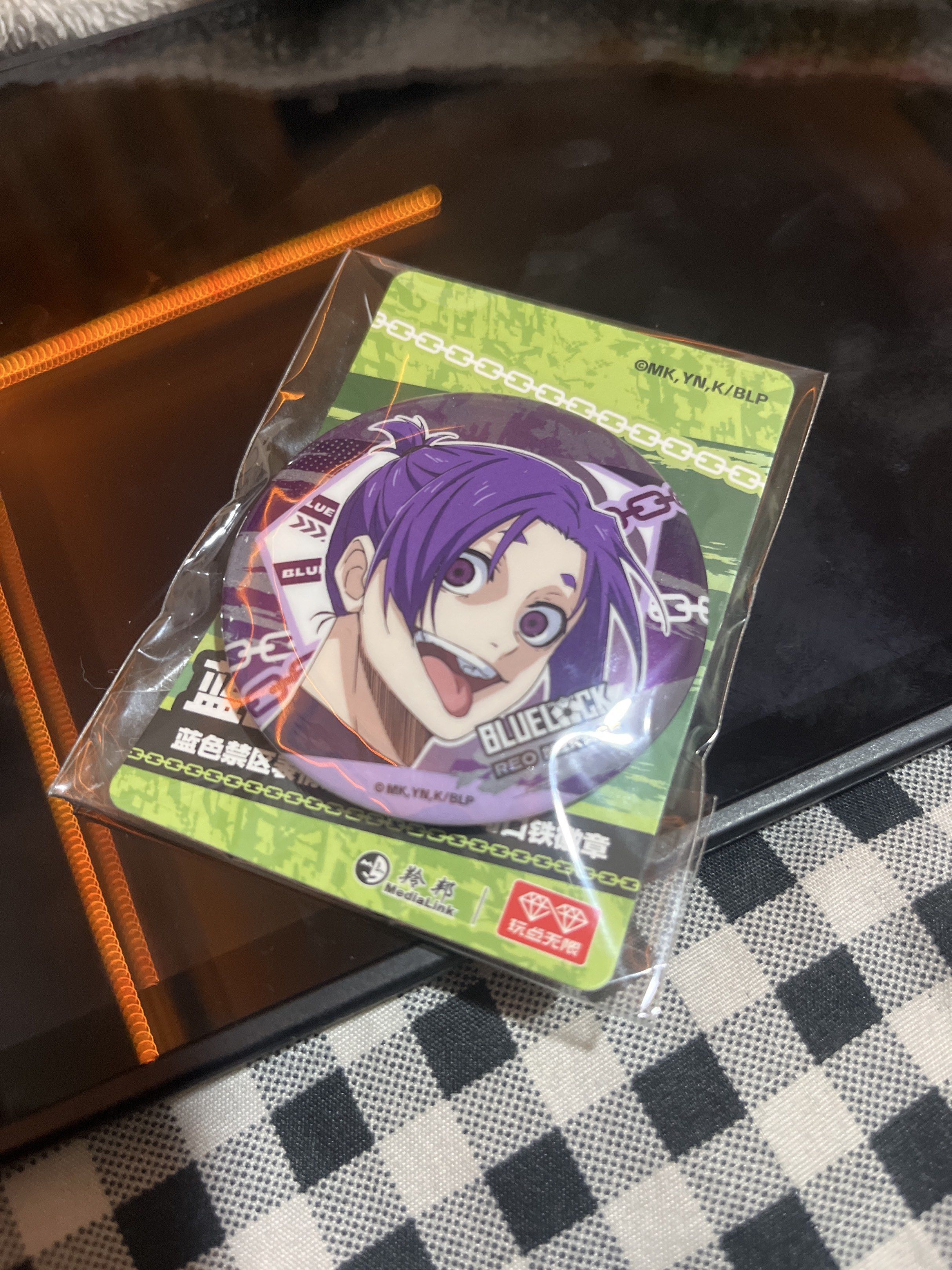 Blue Lock Reo Mikage Badge and Card Set, Hobbies & Toys, Memorabilia ...