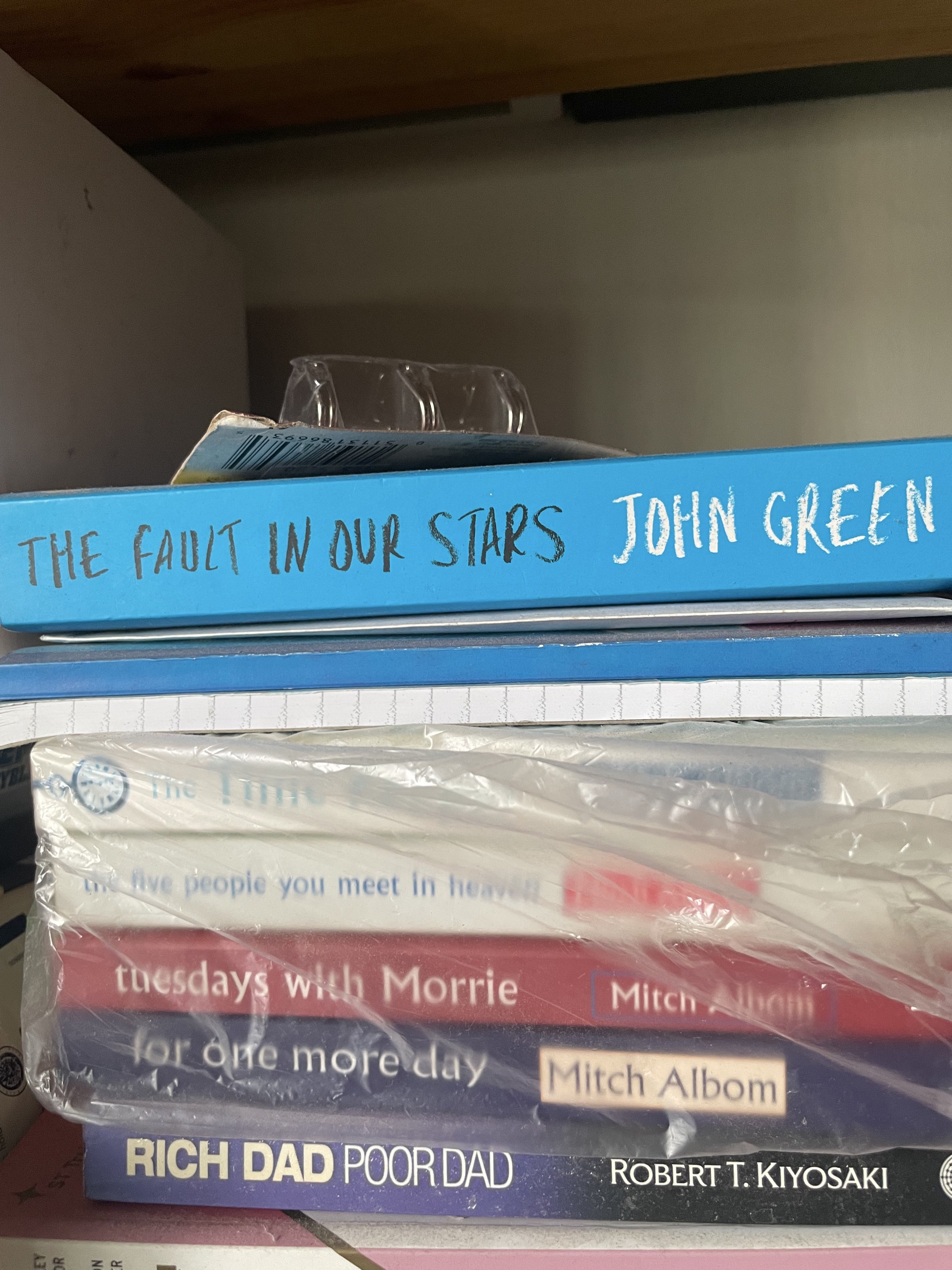 Book Bundle: The Fault in Our Stars, Mitch Albom, Robert Kiyosaki ...