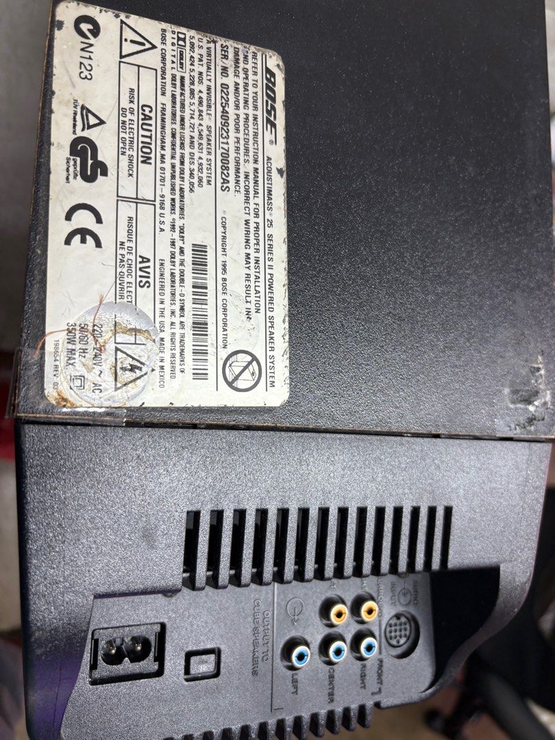 Bose Acoustimass 25 Series II Home Theater System, Audio, Soundbars ...