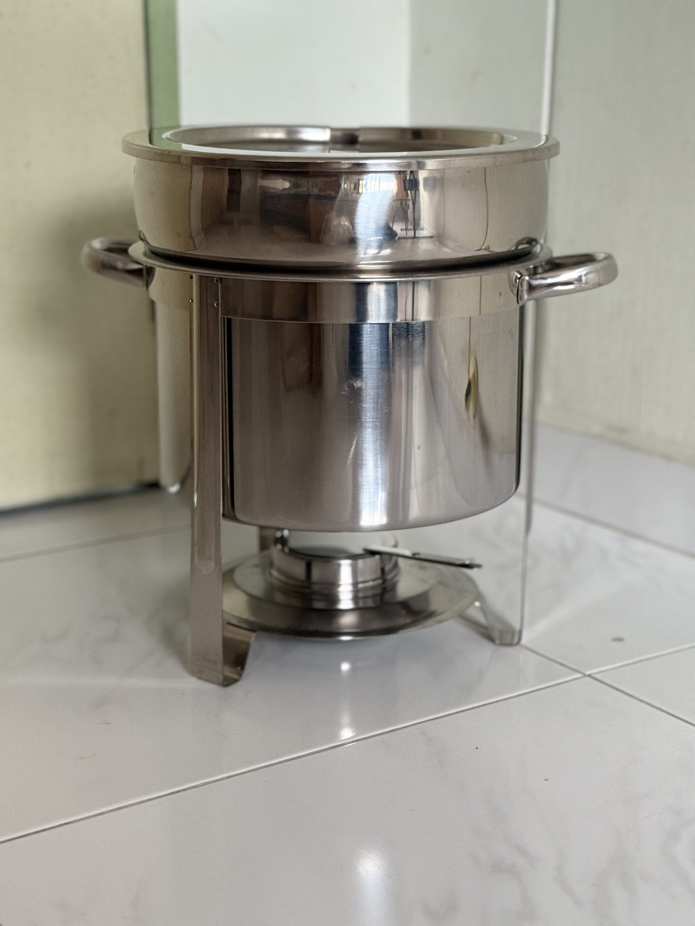 Brand New Winco 211, 11-Quart Chafer-Style Stainless Steel Soup Warmer ...