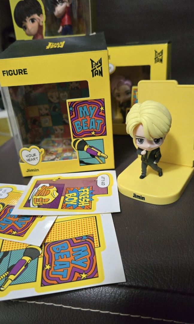 BTS Official TinyTAN Figure J-Hope, Jimin, Jin, RM, Hobbies & Toys ...