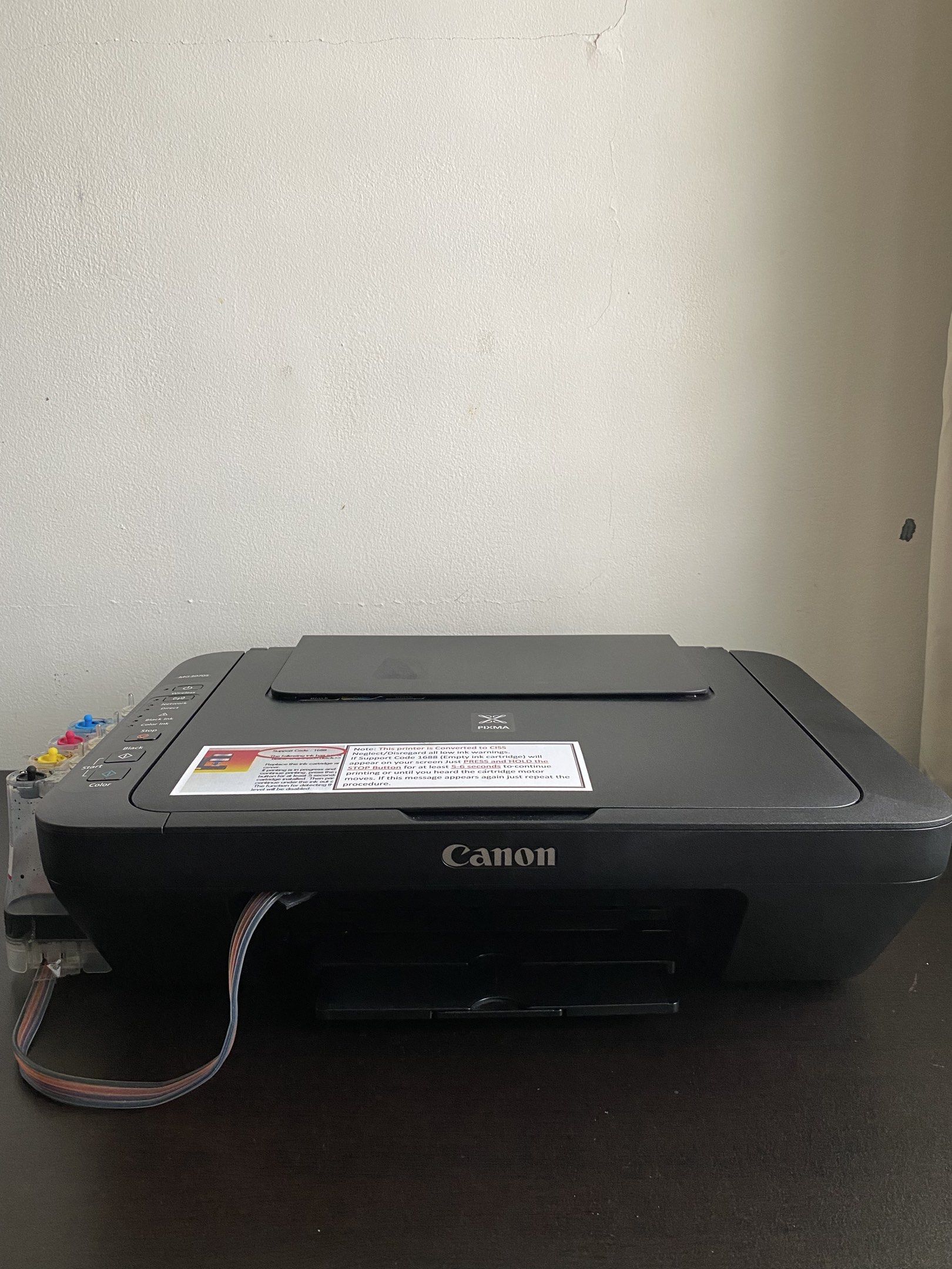 Canon PIXMA MG3070S Printer CIS converted, Computers & Tech, Printers ...