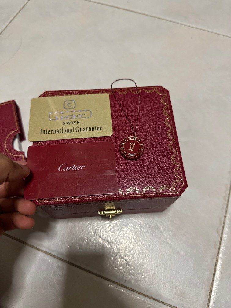 Cartier Red Jewellery Box with Certificate, Luxury, Accessories on ...