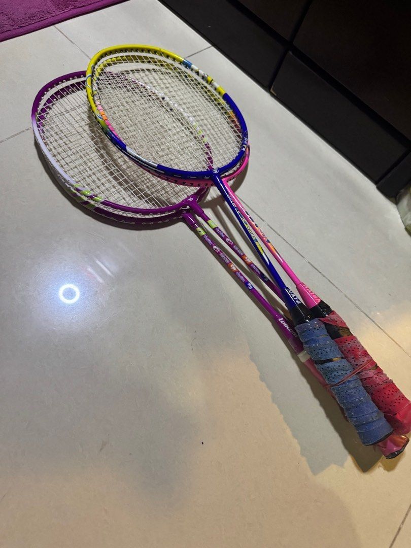 Children badminton racquets - 4 in total, Sports Equipment, Sports ...